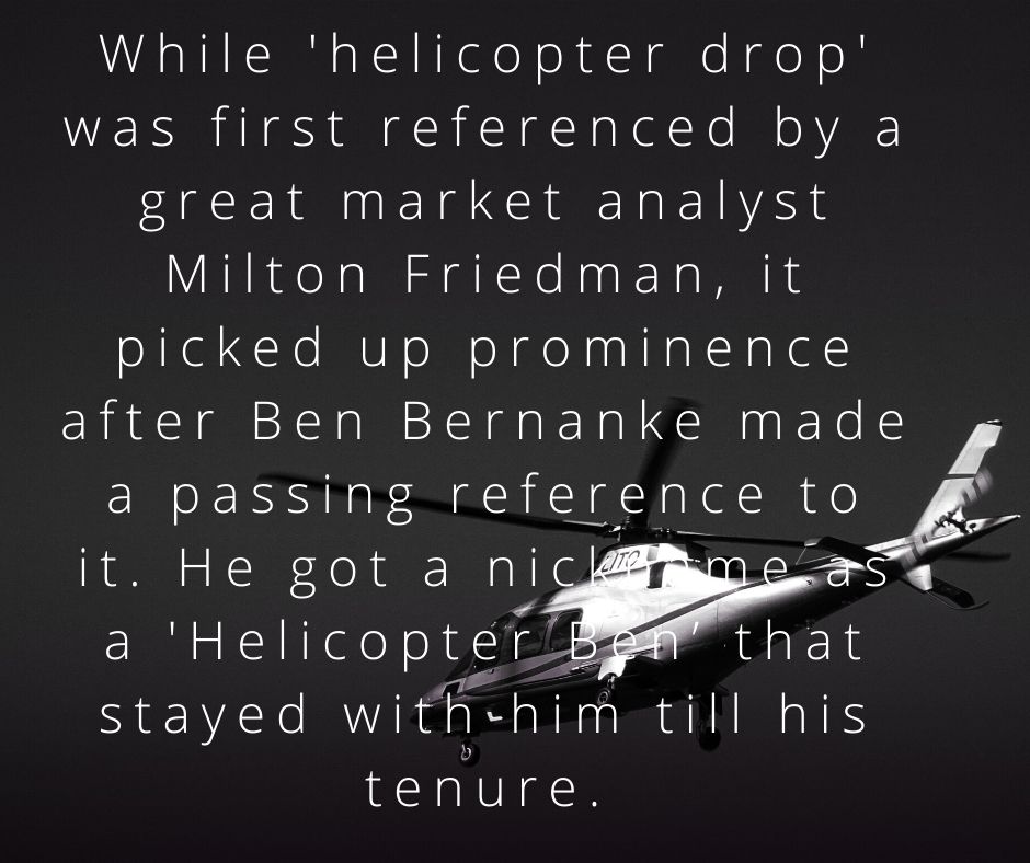 Finance Blog - Mint2Save | Helicopter Money: Meaning | Origin | Effect ...